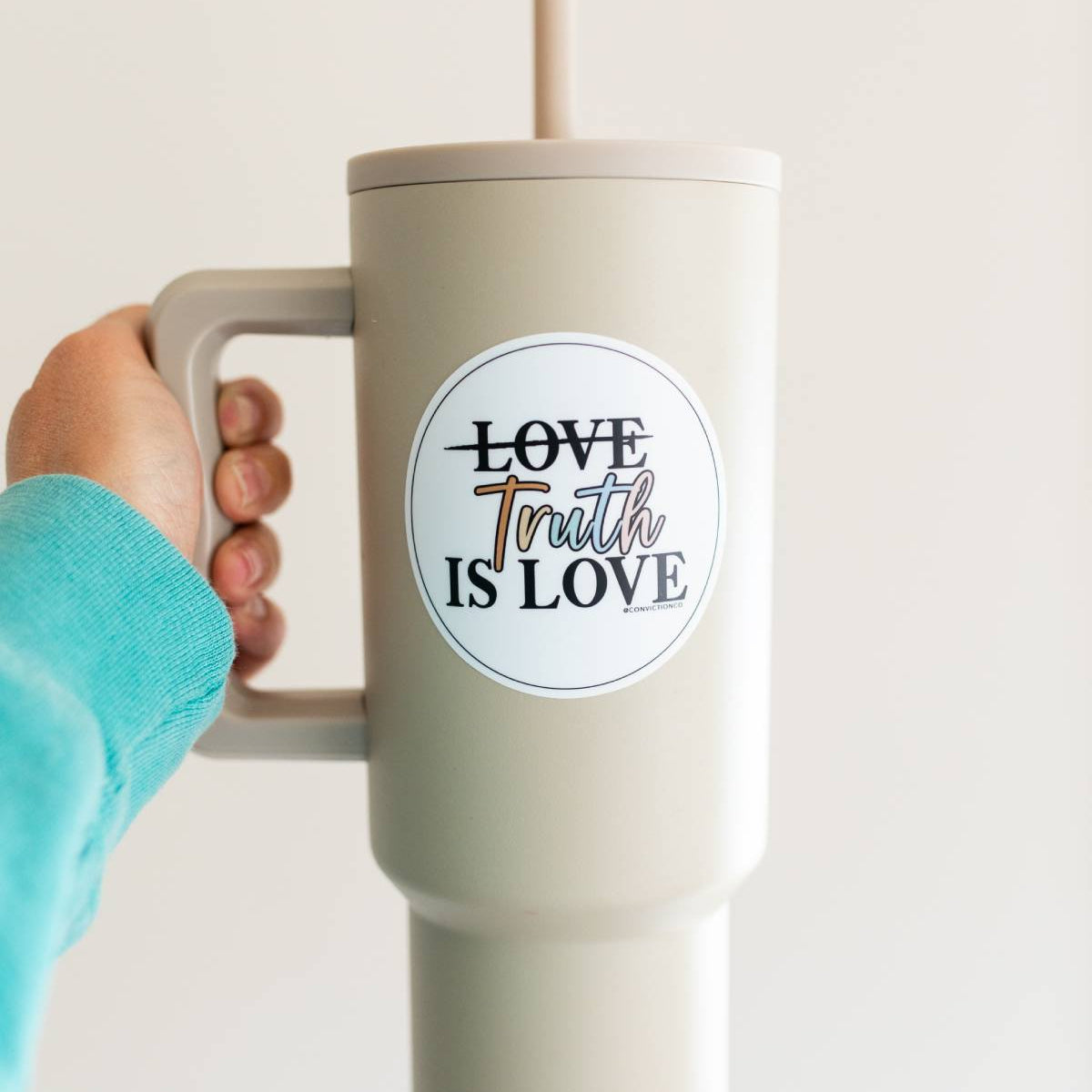 Truth is Love - Vinyl Decal Sticker – Conviction Co